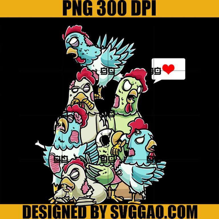 Zombie Chicken PNG, Spooky Halloween Scary PNG