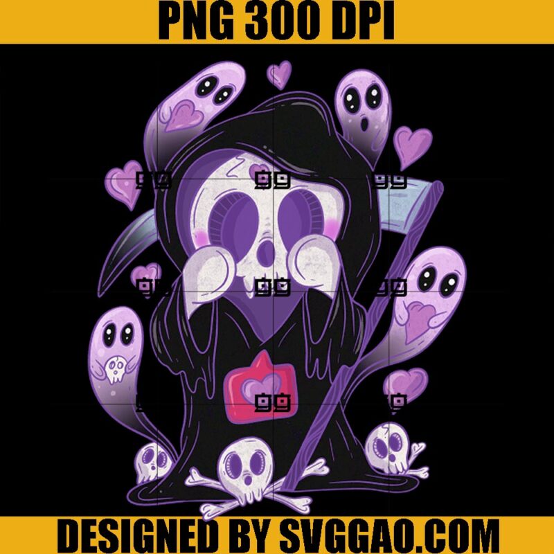 Grim Reaper Love PNG, Halloween PNG, Boo Halloween PNG – SVGGAO