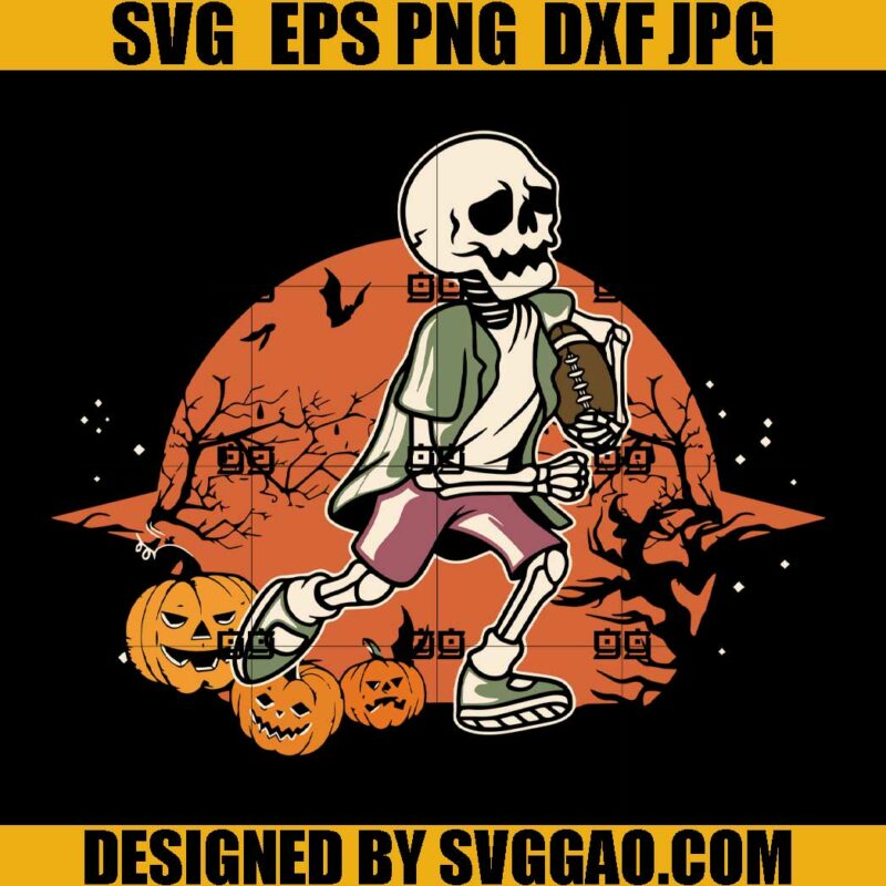 Football Helmet SVG, Football Skull SVG, Halloween Skull SVG