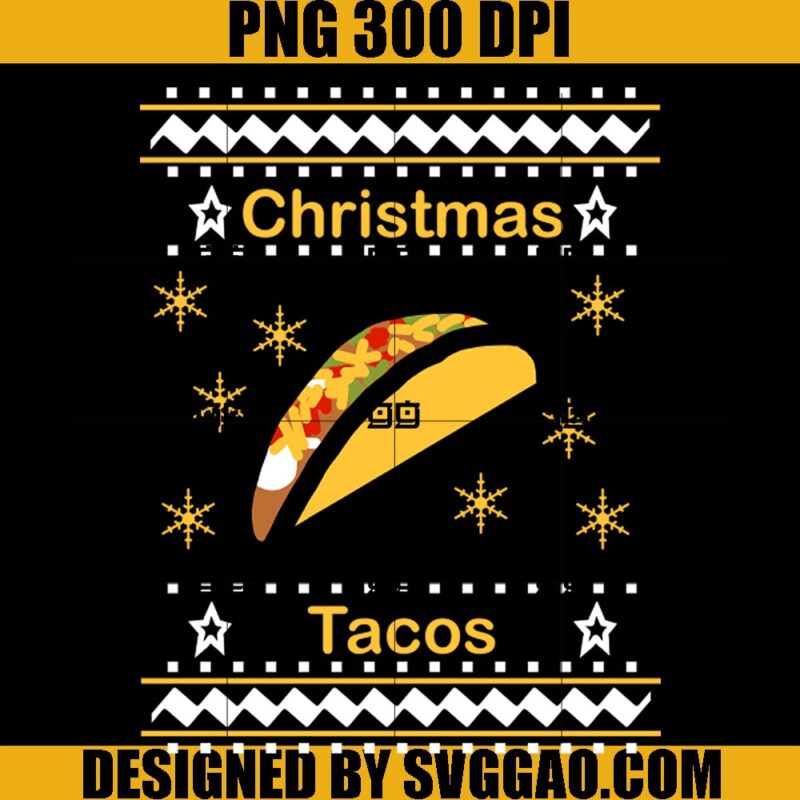 Christmas Tacos PNG, Merry Christmas PNG