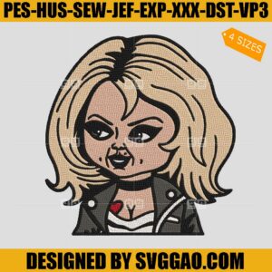 Tiffany Child's Play Embroidery File, Chucky Embroidery