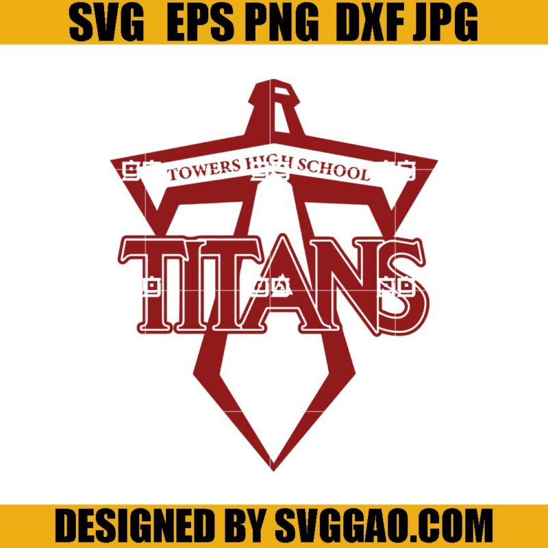 Towers High School SVG, Titans SVG