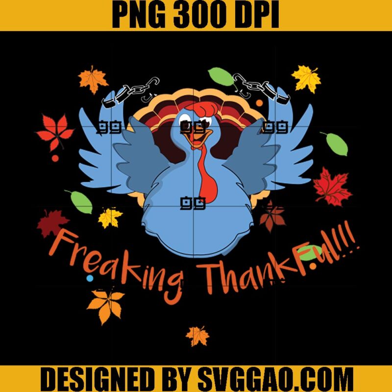 Freaking Thankful PNG, Turkey PNG – SVGGAO