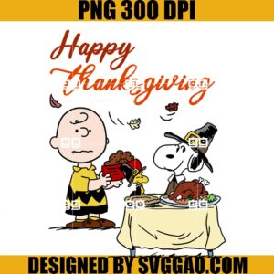 Happy Thanksgiving PNG, Snoopy PNG, Thanksgiving PNG