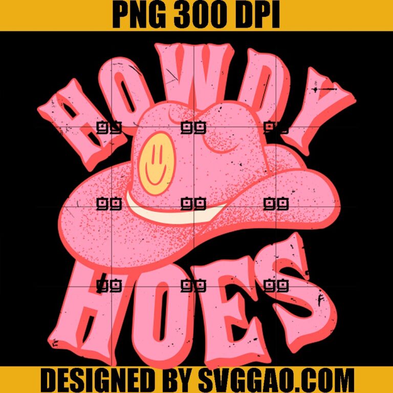 Howdy Hoes PNG, Preppy Aesthetic PNG, Creamy Pink PNG – SVGGAO