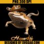 Bearded Dragon Wearing A Cowboy Hat PNG, Saying Howdy