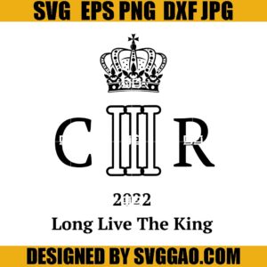 King Charles III SVG, God Save The King SVG