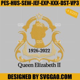 Her Majesty Elizabeth II Embroidery Design, Queen Elizabeth II ...