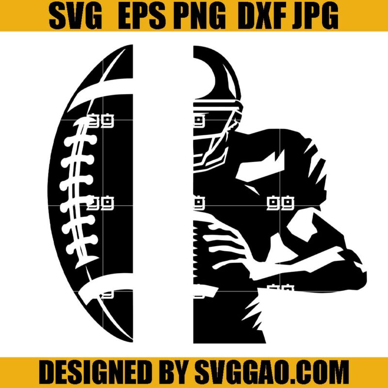 Football Player SVG, Rugby Player SVG, Cheerleader SVG