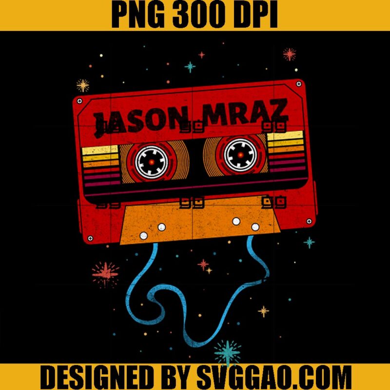 Jason Mraz PNG, Retro Vintage Cassette Tape PNG, Music Fanart PNG