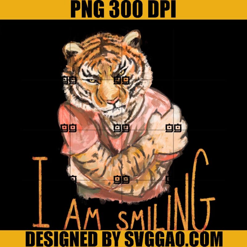 I Am Smiling PNG, Tiger PNG