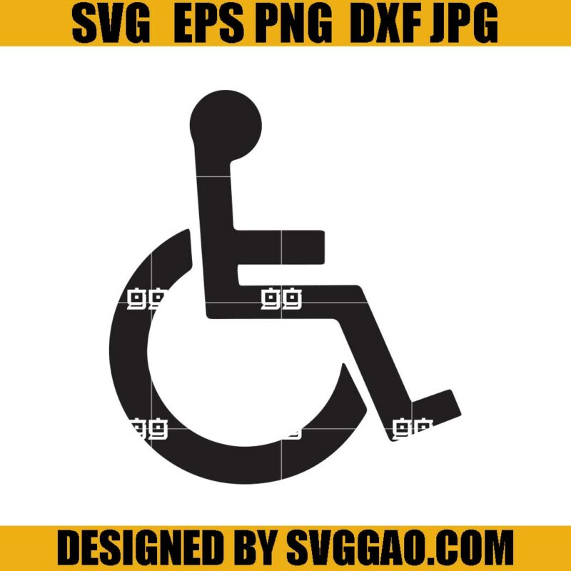 Wheelchair Handicapped SVG, Special Needs SVG