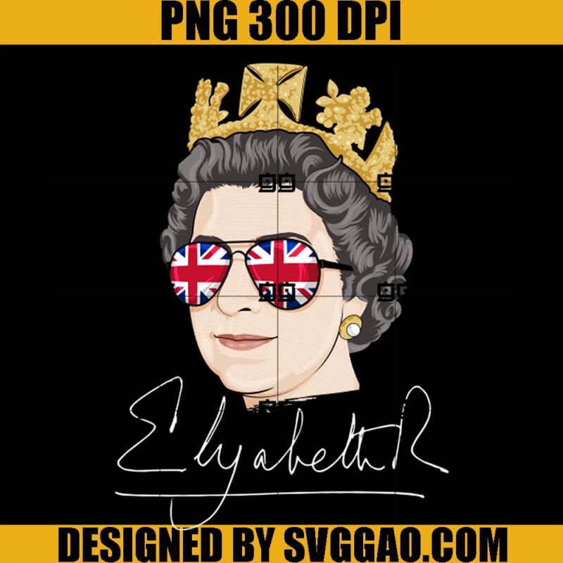 Elizabeth II ER Queen British Crown Engalnd Union Jack PNG