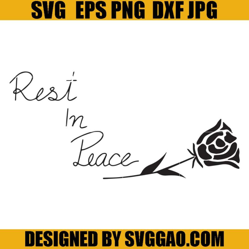 Rest In Peace SVG, Rip Queen SVG, Elizabeth Rip SVG