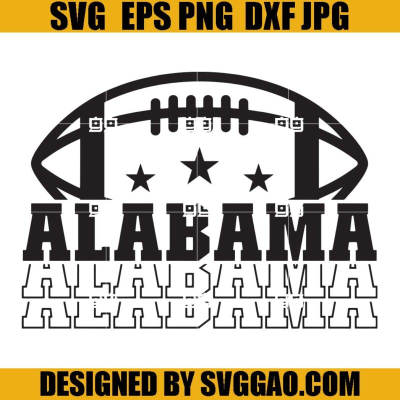 Alabama Football SVG, Alabama Game SVG