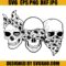 Skull Mask Halloween SVG, Halloween Skull SVG
