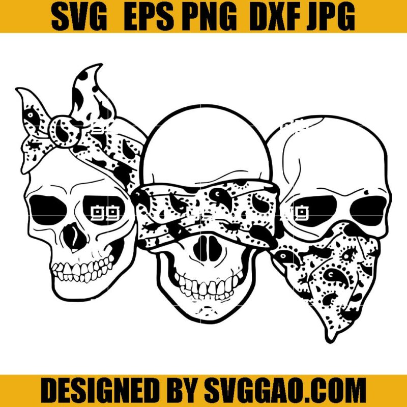 Skull Mask Halloween SVG, Halloween Skull SVG