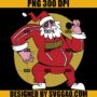 Rapping Santa Claus PNG, Santa Claus Dabbing PNG