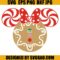 Minnie Head Gingerbread SVG, Disney Christmas SVG, Candy Ear Mickey SVG