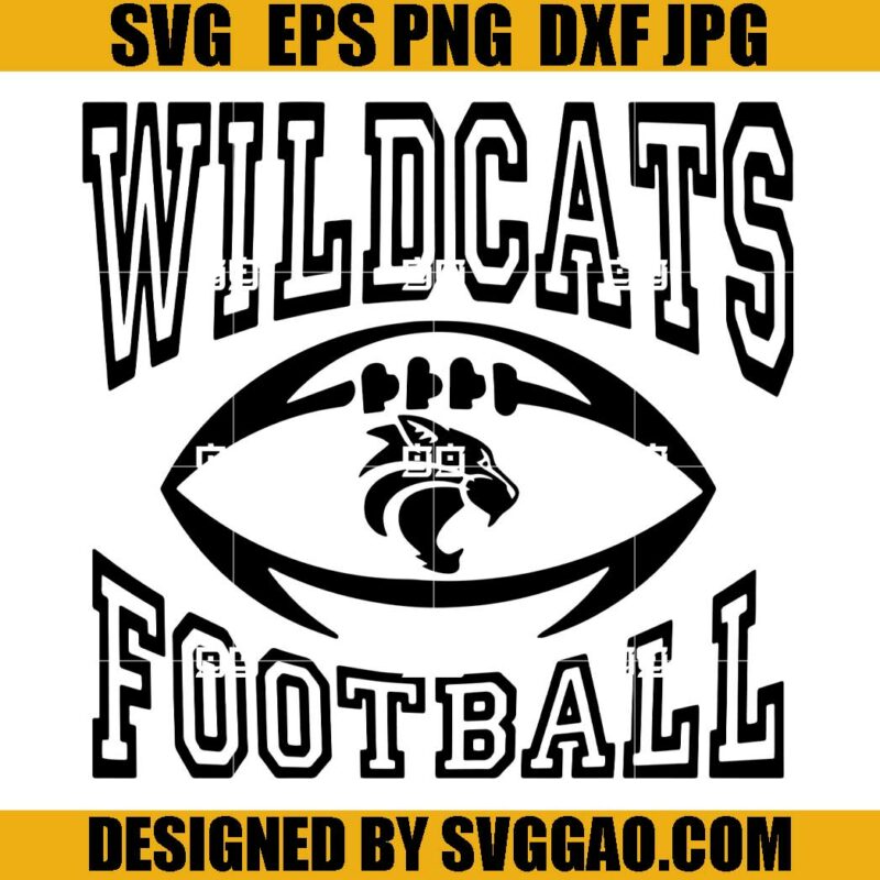 Wildcats Football SVG, Sports Jerseys SVG, Football SVG