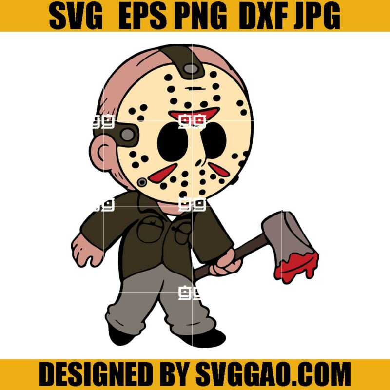 Jason Voorhees SVG, Jason Voorhees Horror Character SVG