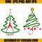 Christmas Tree Doctor Nurse SVG Bundle, Stethoscope Tree SVG, Christmas SVG