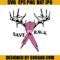 Save A Rack SVG, Reindeer Pink Ribbon SVG, Breast Cancer Awareness SVG ...