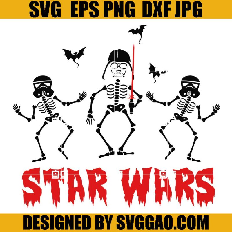Star Wars Skeleton SVG, Skeleton Darth SVG, Skeleton Darth Stormtrooper SVG
