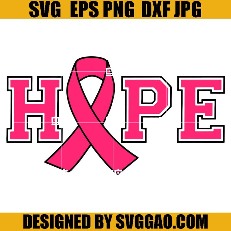 Cross Pink Ribbon Breast Cancer SVG, Breast Cancer SVG, Christian SVG