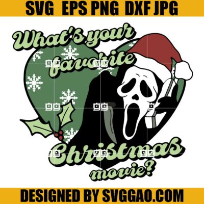 Scream Christmas SVG, Scream Candy Cane SVG, Merry Christmas SVG – SVGGAO