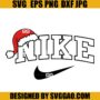 Nike Christmas SVG, Santa Nike Christmas SVG