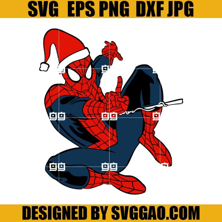 Spiderman Santa SVG, Spiderman Christmas SVG, Maverl Christmas SVG