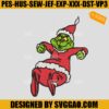 The Grinch Embroidery Design, Santa Grinch Embroidery File – SVGGAO