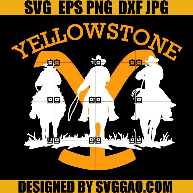 Dutton Ranch Yellowstone Logo SVG, Yellowstone SVG, Cowboy SVG