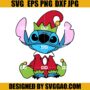 Stitch Elf SVG, Santa Claus Stitch Elf SVG, Stitch Christmas SVG