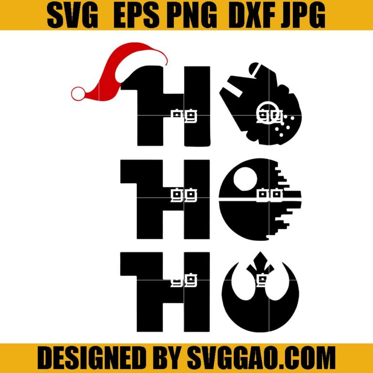 Star Wars Christmas SVG, Hohoho Star Wars SVG