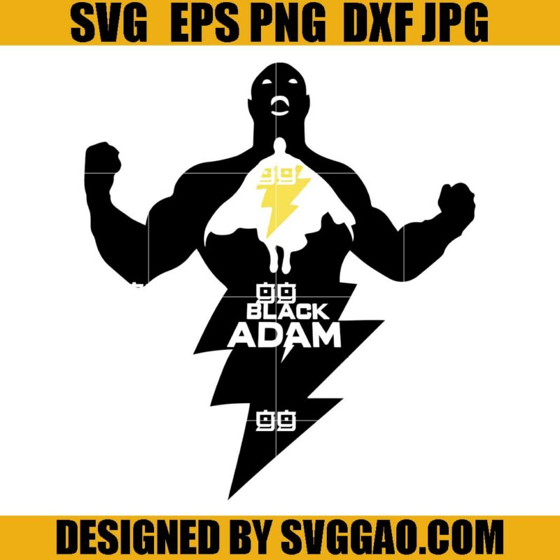 Captain SVG, Black Adam SVG, Fandome SVG