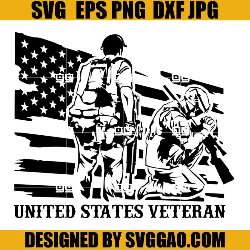 United States Veteran SVG, US Veteran SVG, American Soldier SVG