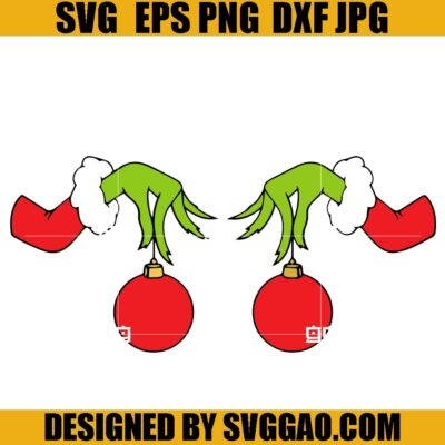 Hand Grinch SVG Bundle, Hand The Grinch SVG, Christmas Light SVG