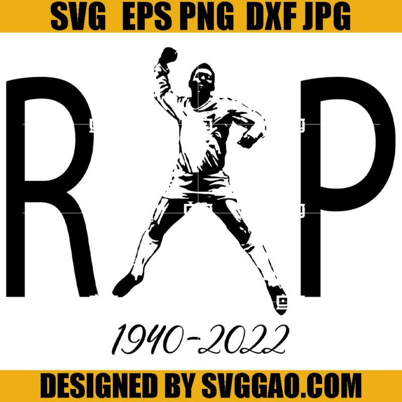 RIP Pele Brazil SVG, Rip Pele SVG, Pele Soccer SVG
