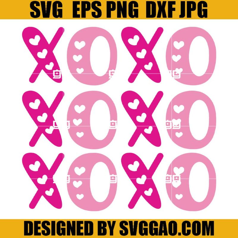 Valentines Day SVG, Xoxo SVG, Heart Valentine SVG