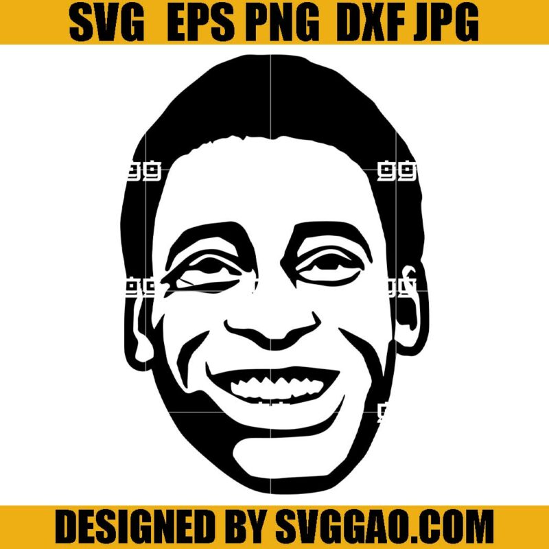 Pele SVG, Legendary Football Players SVG, Pele Football SVG
