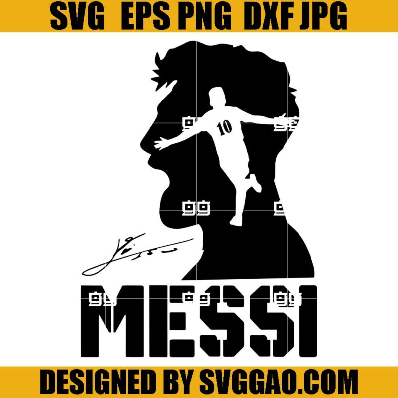 Lionel Messi SVG, Football SVG, Messi SVG