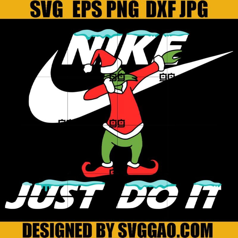 Christmas Nike Dabbing Grinch SVG, Nike Grinch SVG, Just Do It SVG – SVGGAO