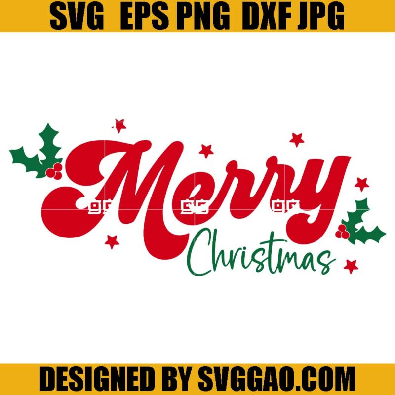 Happy Holidays SVG, Christmas Tree SVG, Xmas Tree SVG