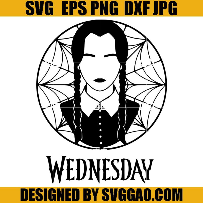 Wednesday SVG, The Addams Family SVG, Halloween SVG