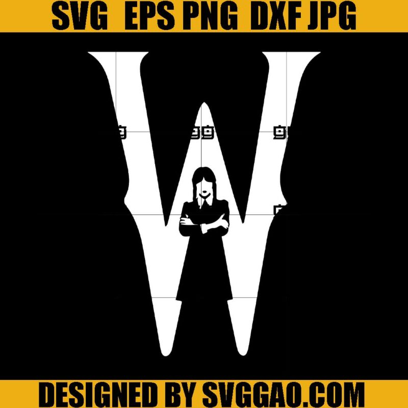 Wednesday Face SVG, Wednesday SVG, Wednesday Addams SVG