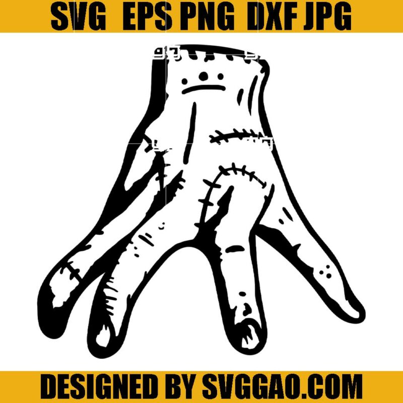 Thing Addams SVG, Wednesday Addams SVG