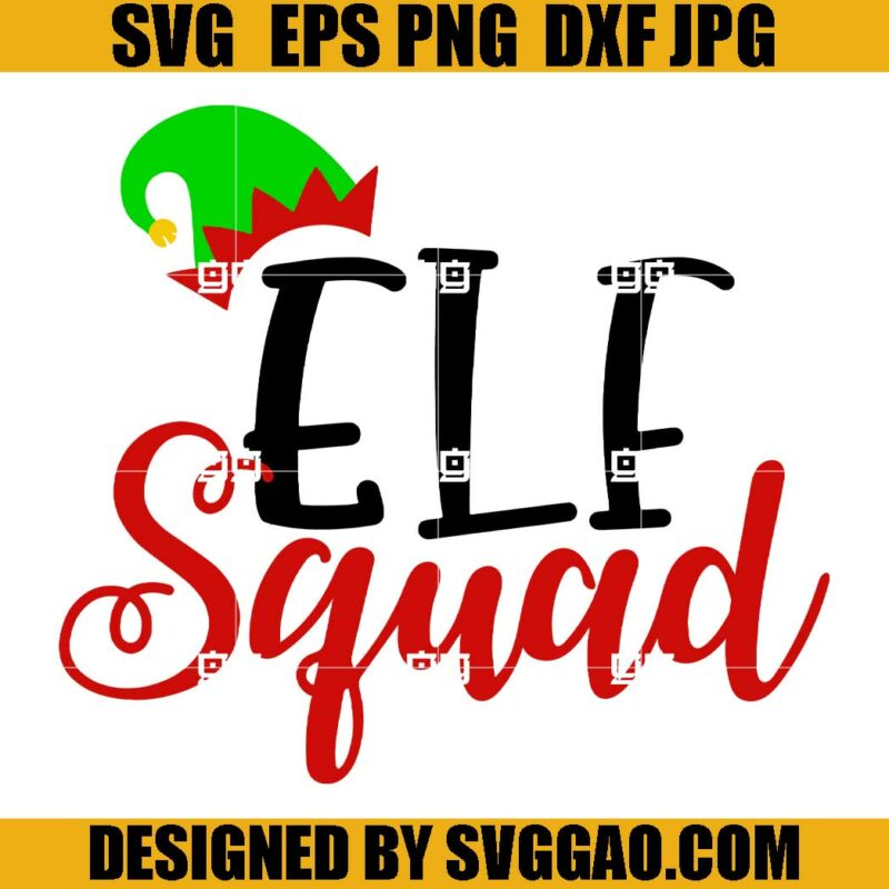 Elf Squad SVG, Merry Christmas SVG, Santa Helpers SVG