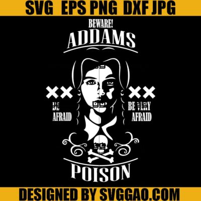 Addams Family SVG, Wednesday Addams SVG, Wednesday Addams Drinking ...